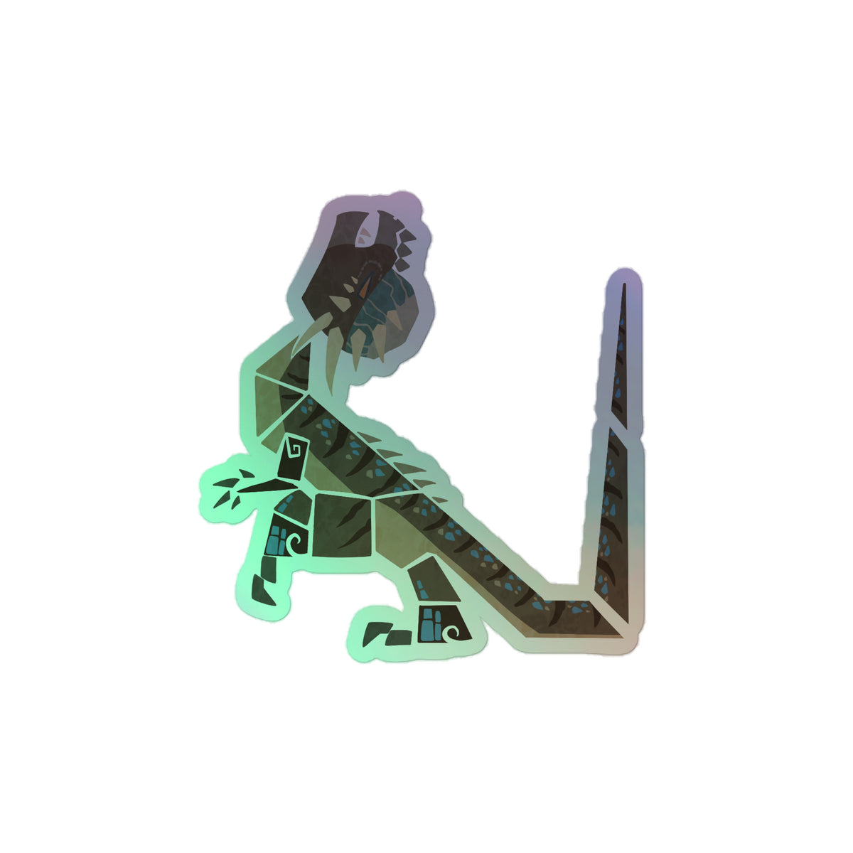 STICKER: Aztec Pachy (holographic) – Primal Carnage Store